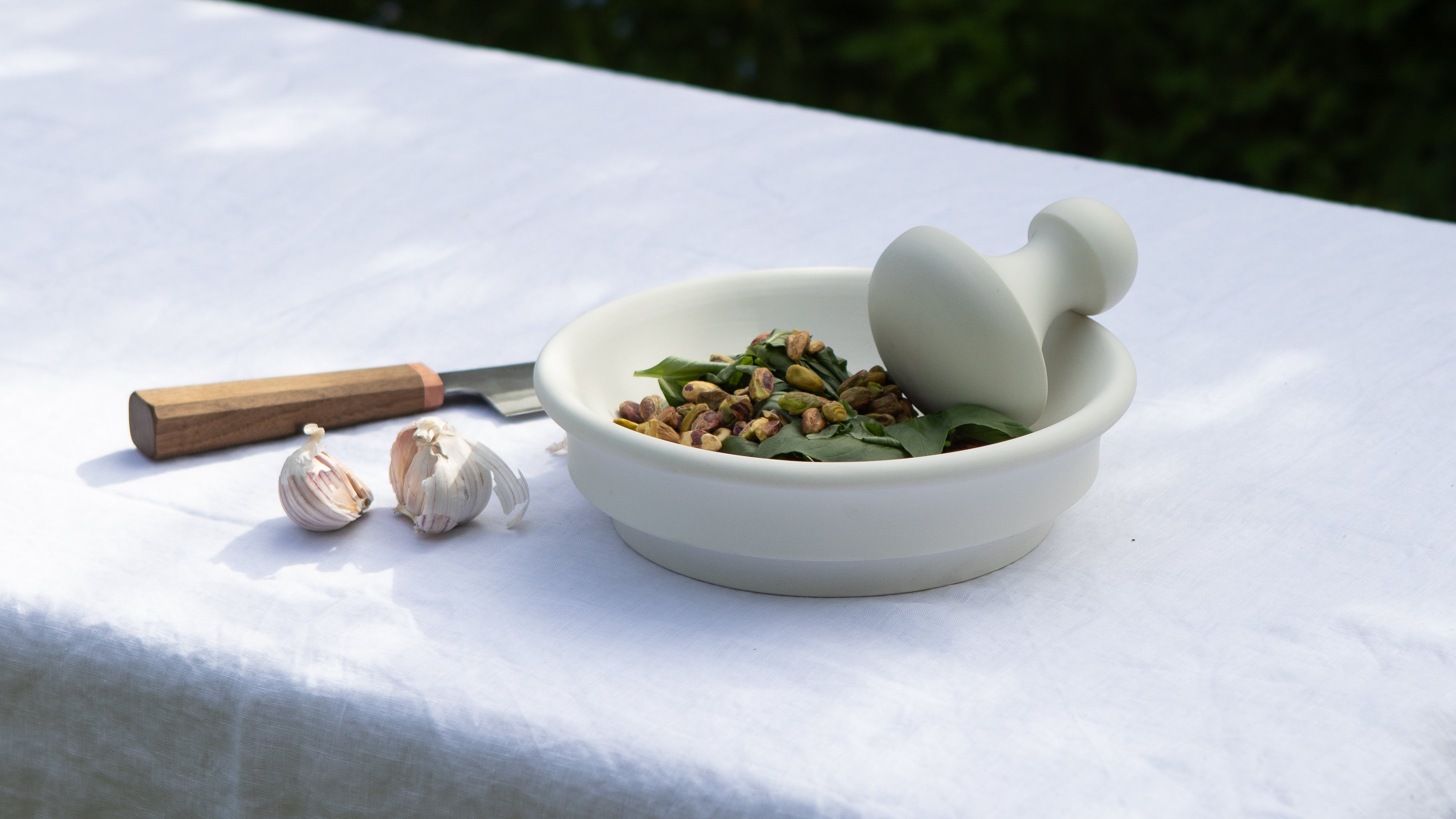 Pestle & Mortar Pesto Recipe | Borough Kitchen