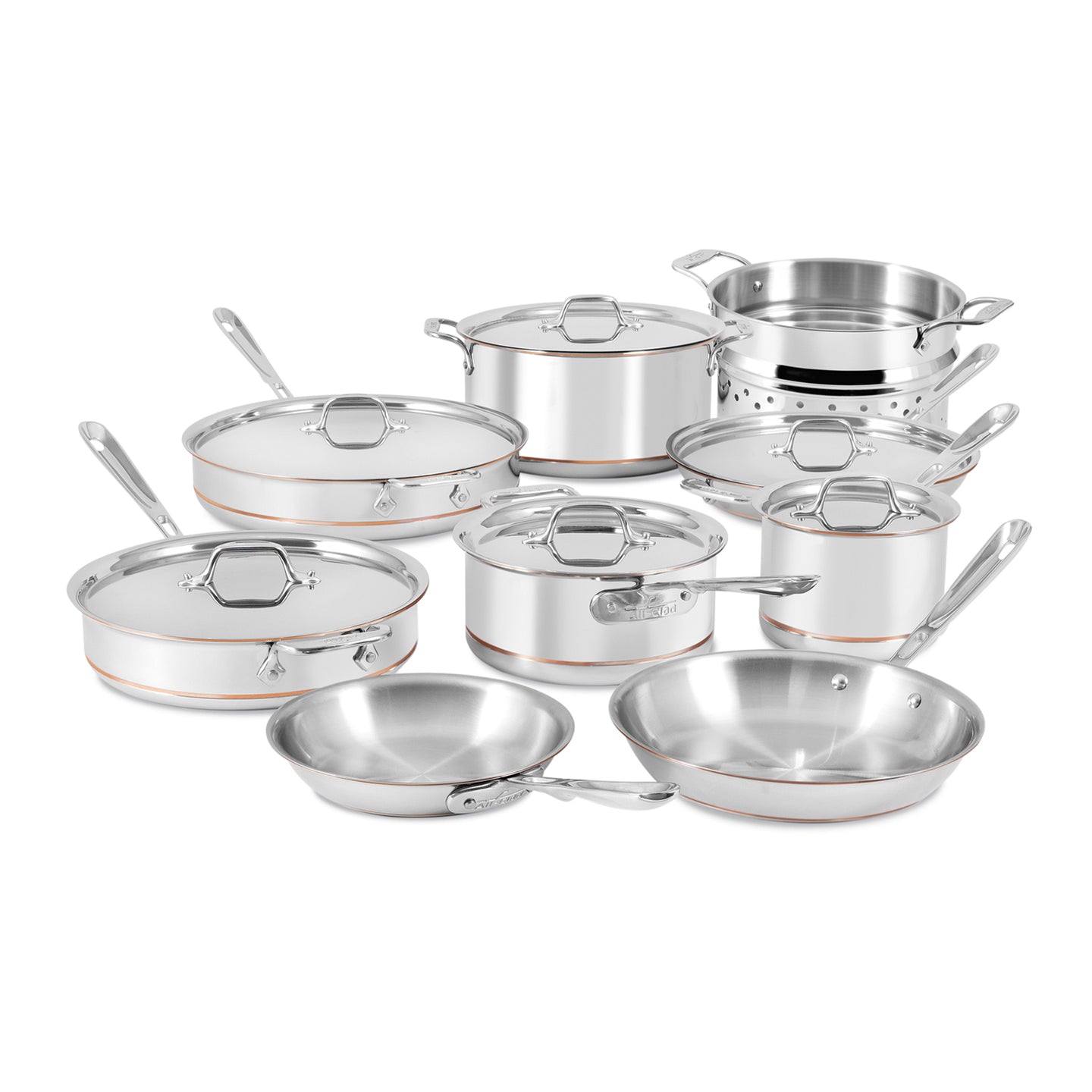 All-Clad Copper Core 9 Piece Cookware Set | Borough Kitchen