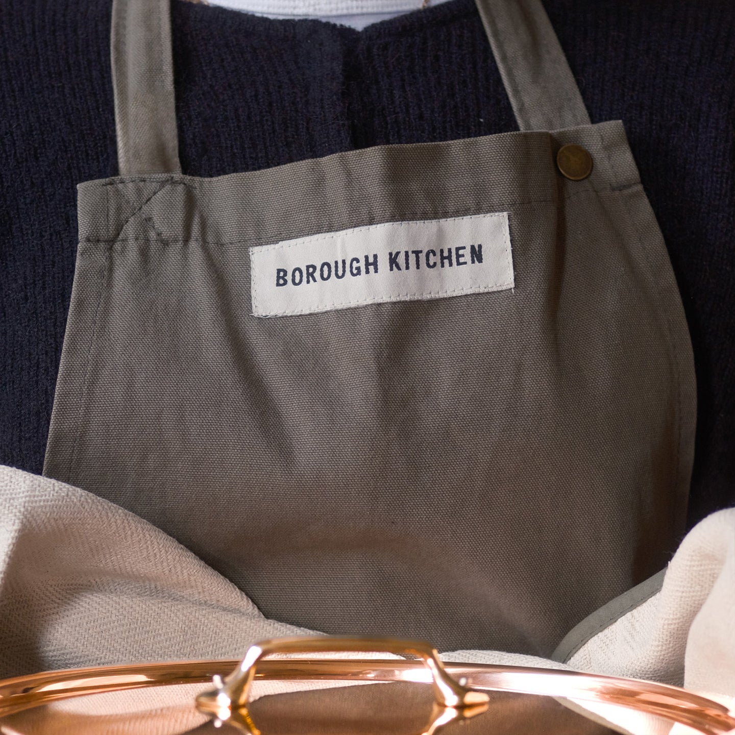 Borough Kitchen Chef's Apron / Green | Borough Kitchen
