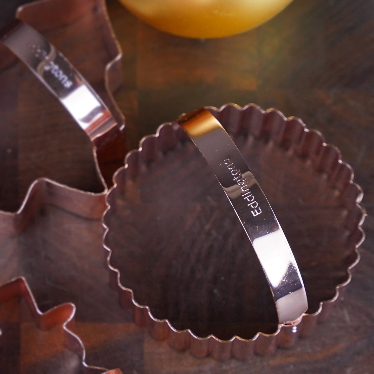 Copper Cookie Cutter / Round Fluted | Borough Kitchen