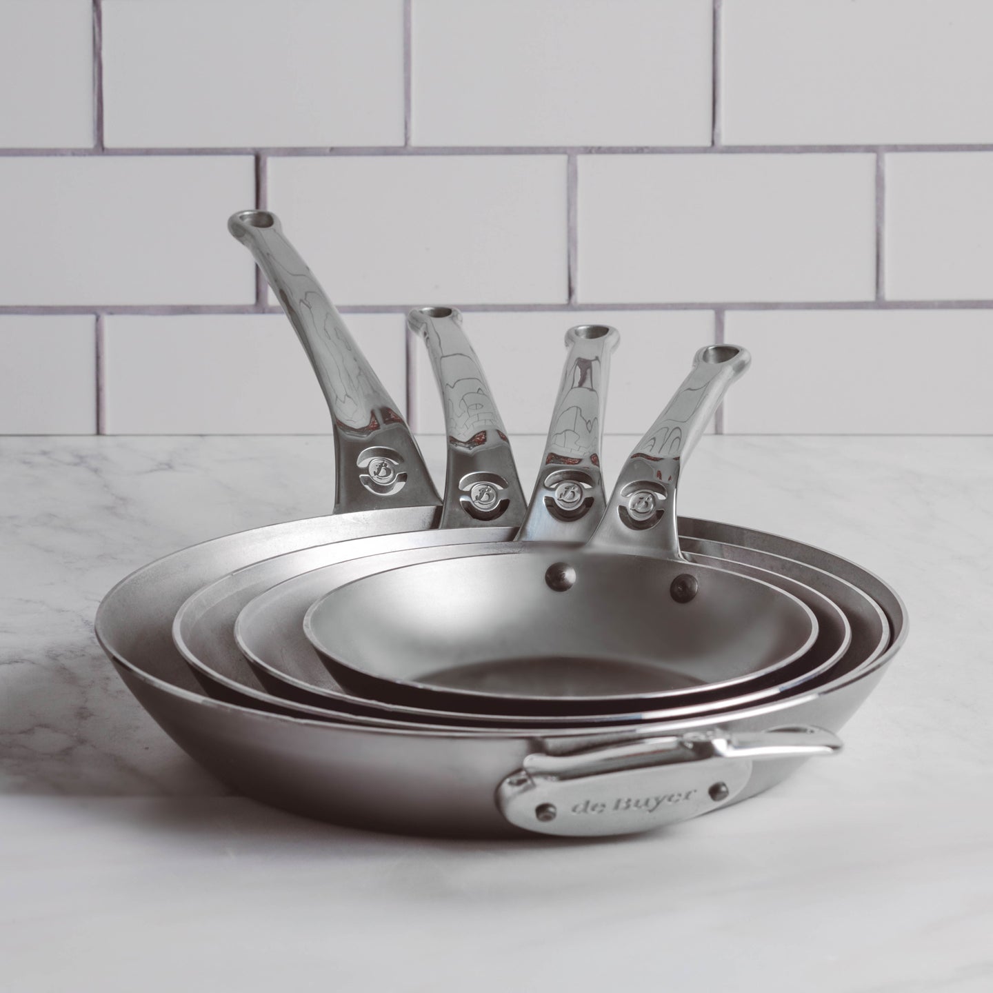 De Buyer Mineral B Pro Frying Pan | Borough Kitchen