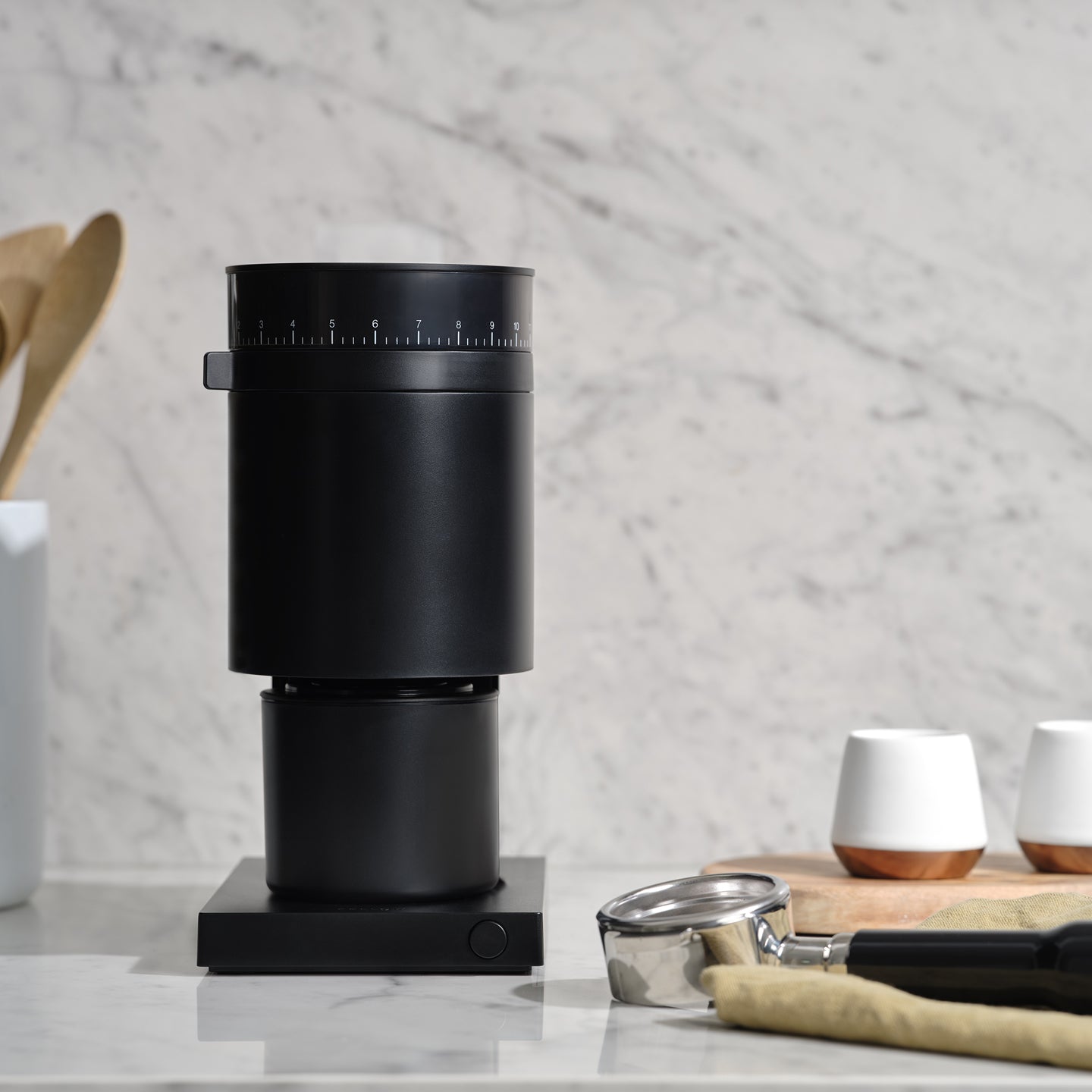 Fellow Opus Conical Burr Grinder / Matte Black | Borough Kitchen