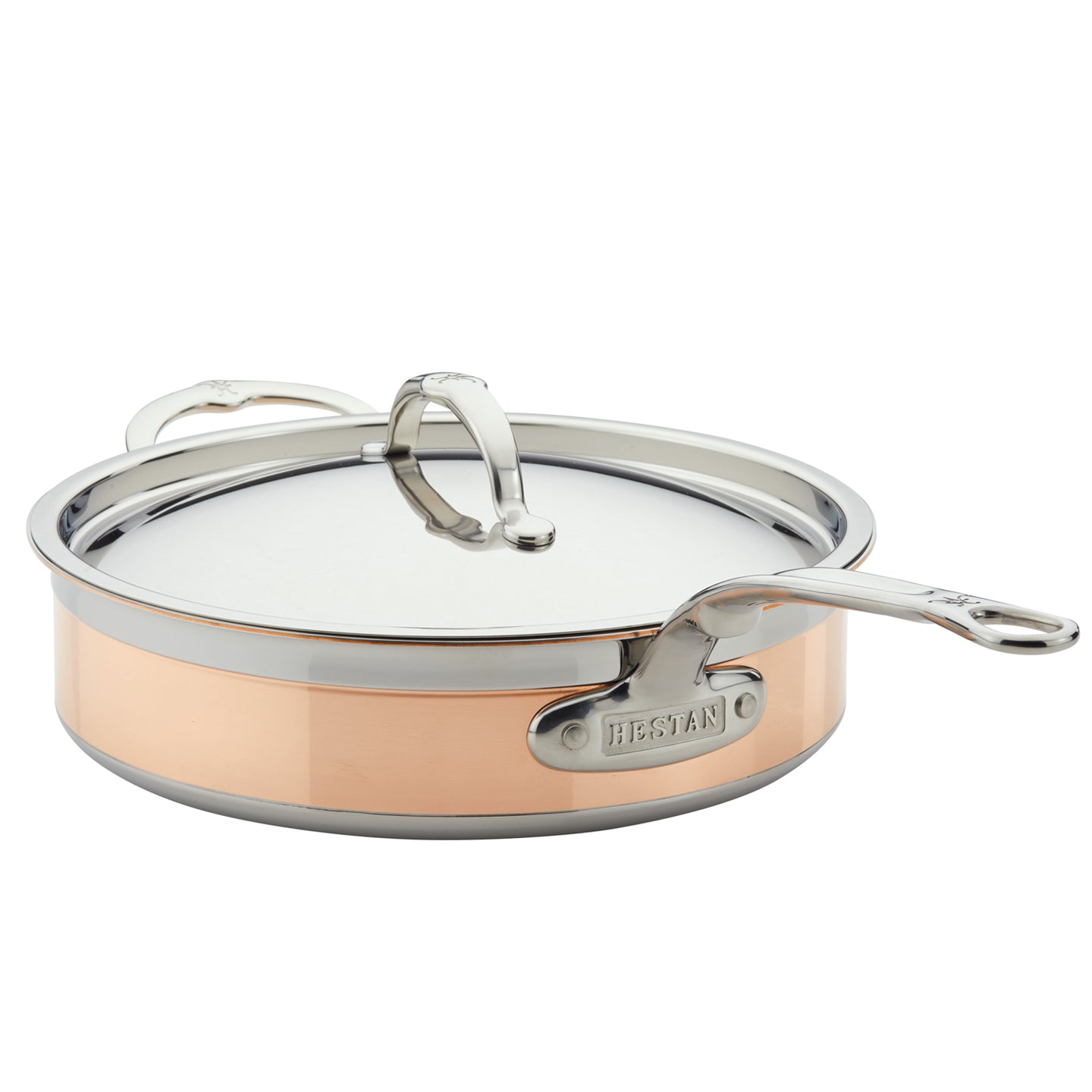 Hestan CopperBond Induction Copper Saute Pan w/ Lid | Borough Kitchen
