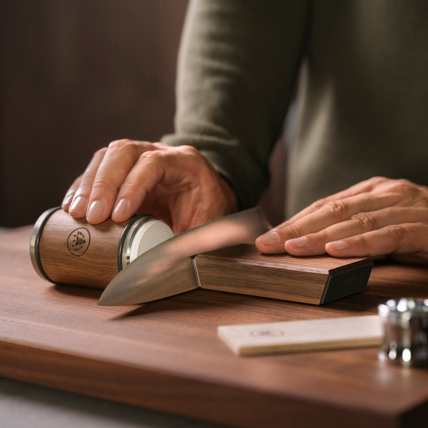 HORL 3 Knife Sharpening Set / Walnut | Borough Kitchen