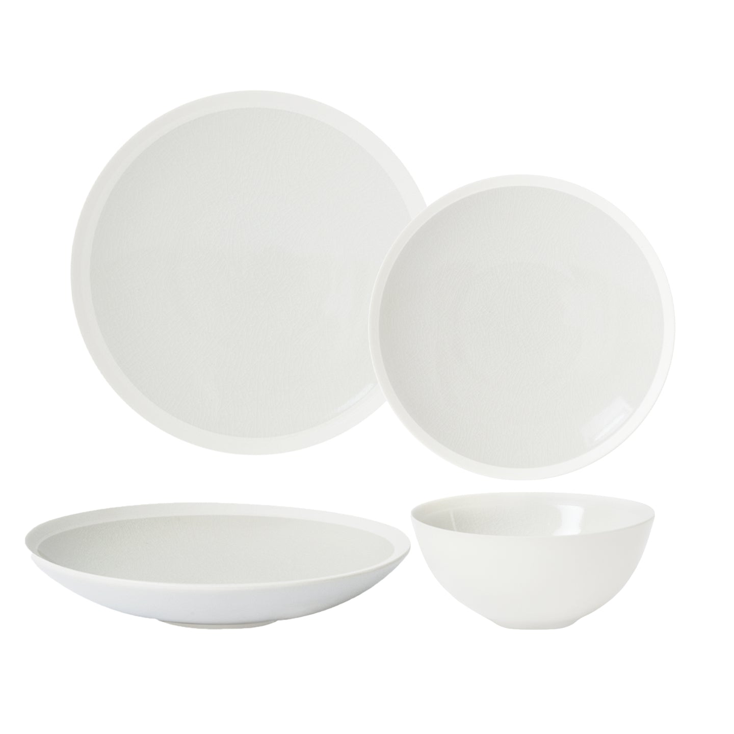 Jars Epure 16 Piece Dinner Set / Quartz | Borough Kitchen