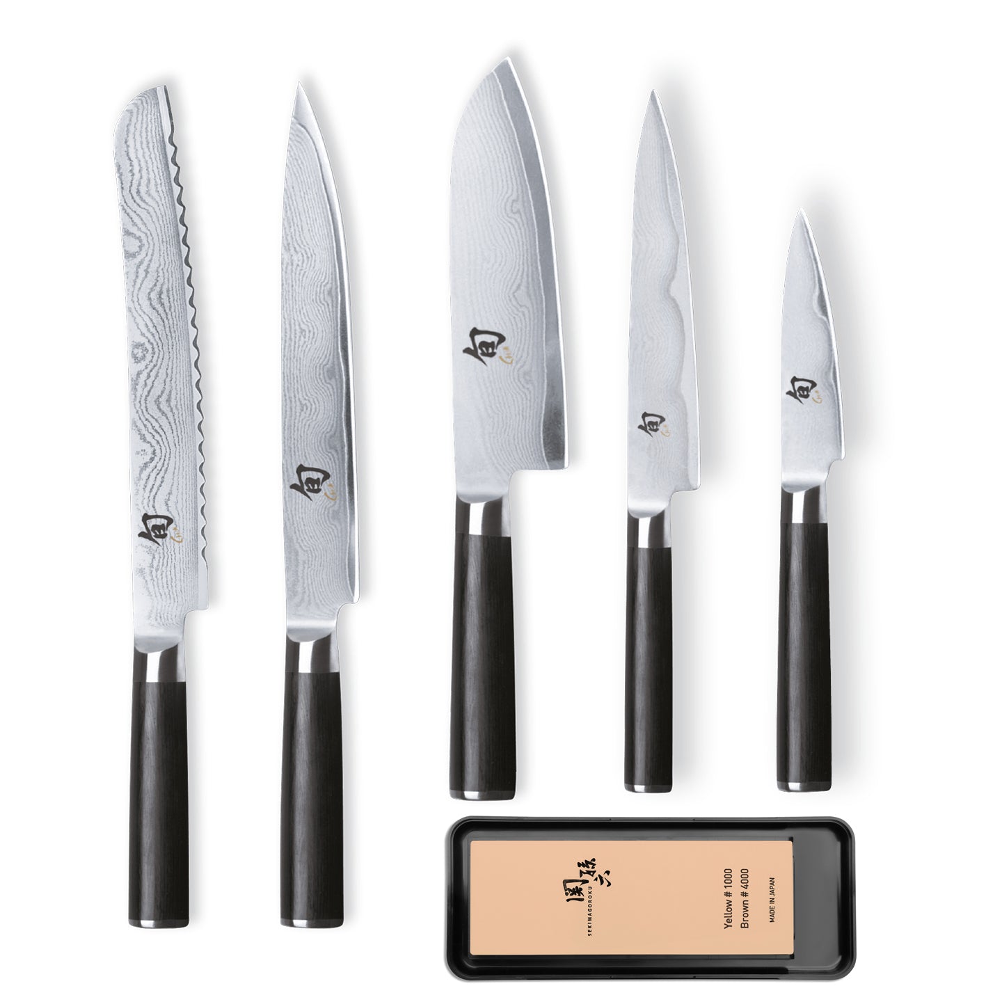 Kai Shun Classic 5 Knife and Whetstone Set – Borough Kitchen