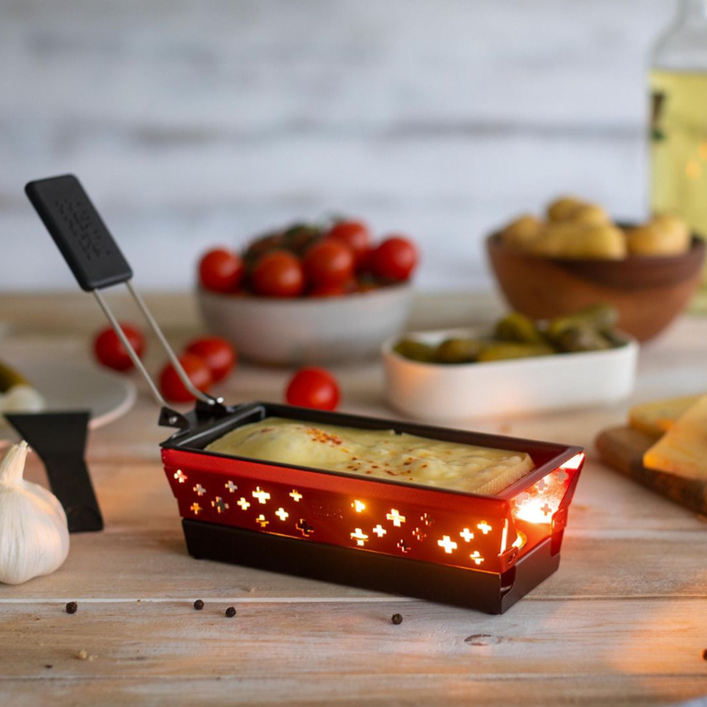 Kuhn Rikon Mini Raclette Set / Red | Borough Kitchen