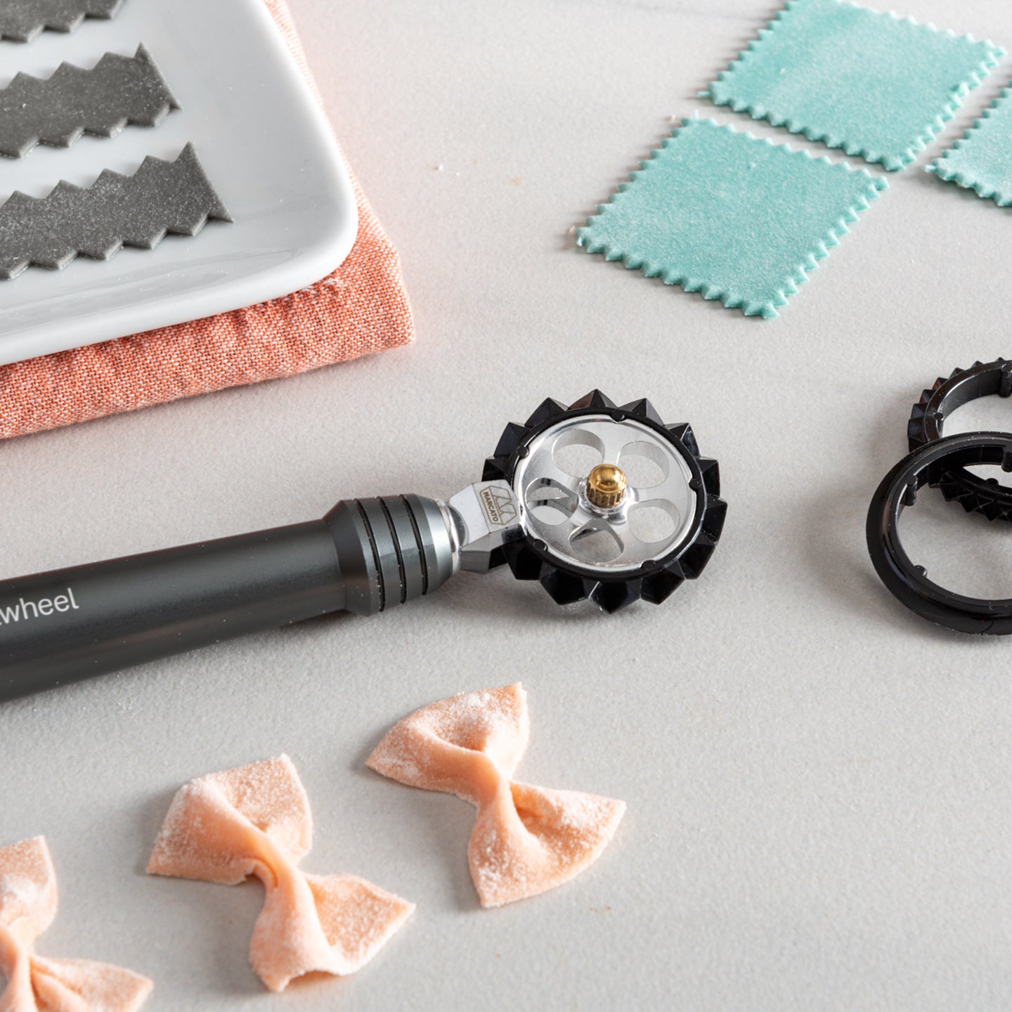Marcato Pasta Wheel / Powder Grey | Borough Kitchen