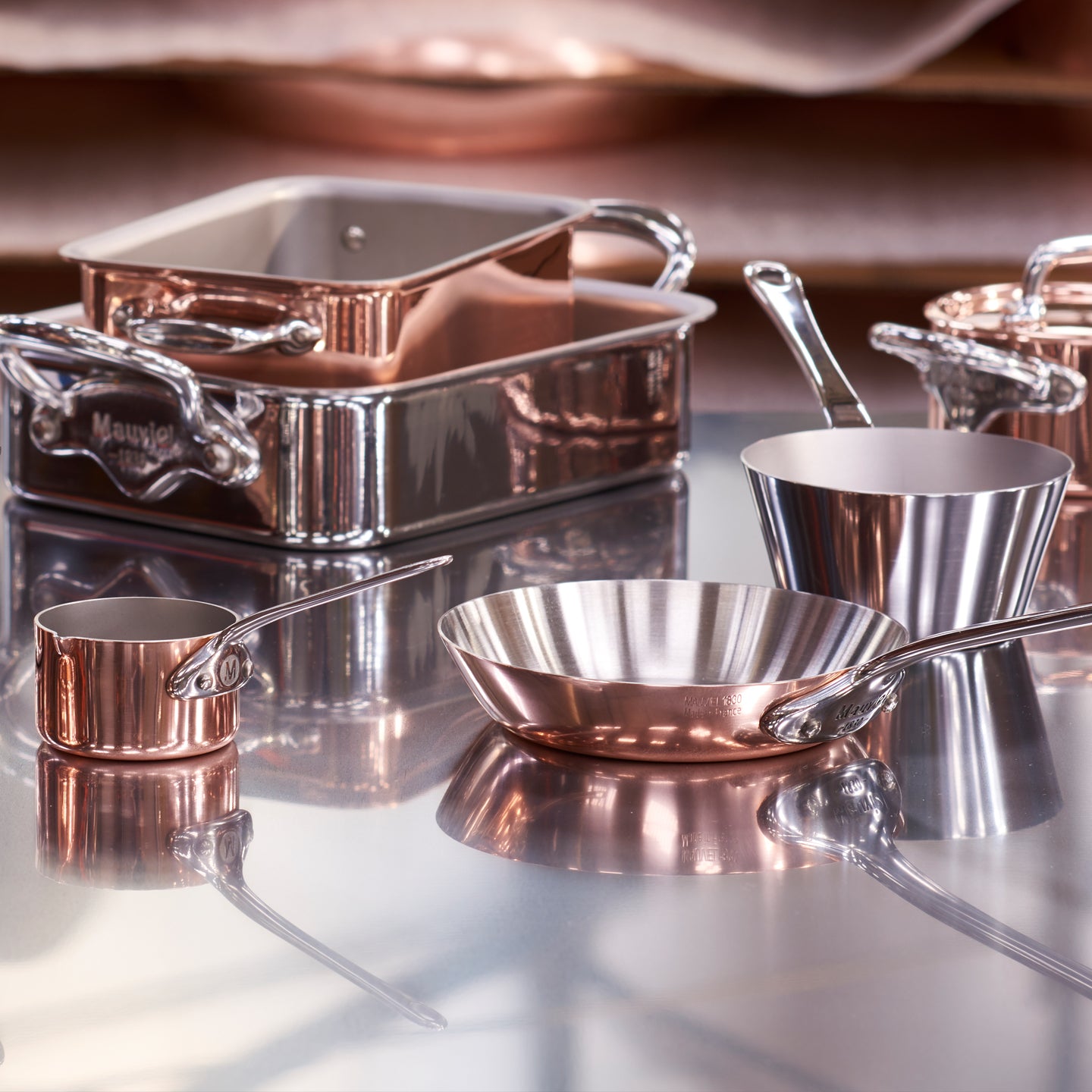 Mauviel M'150S Minis Roasting Pan Copper | Borough Kitchen