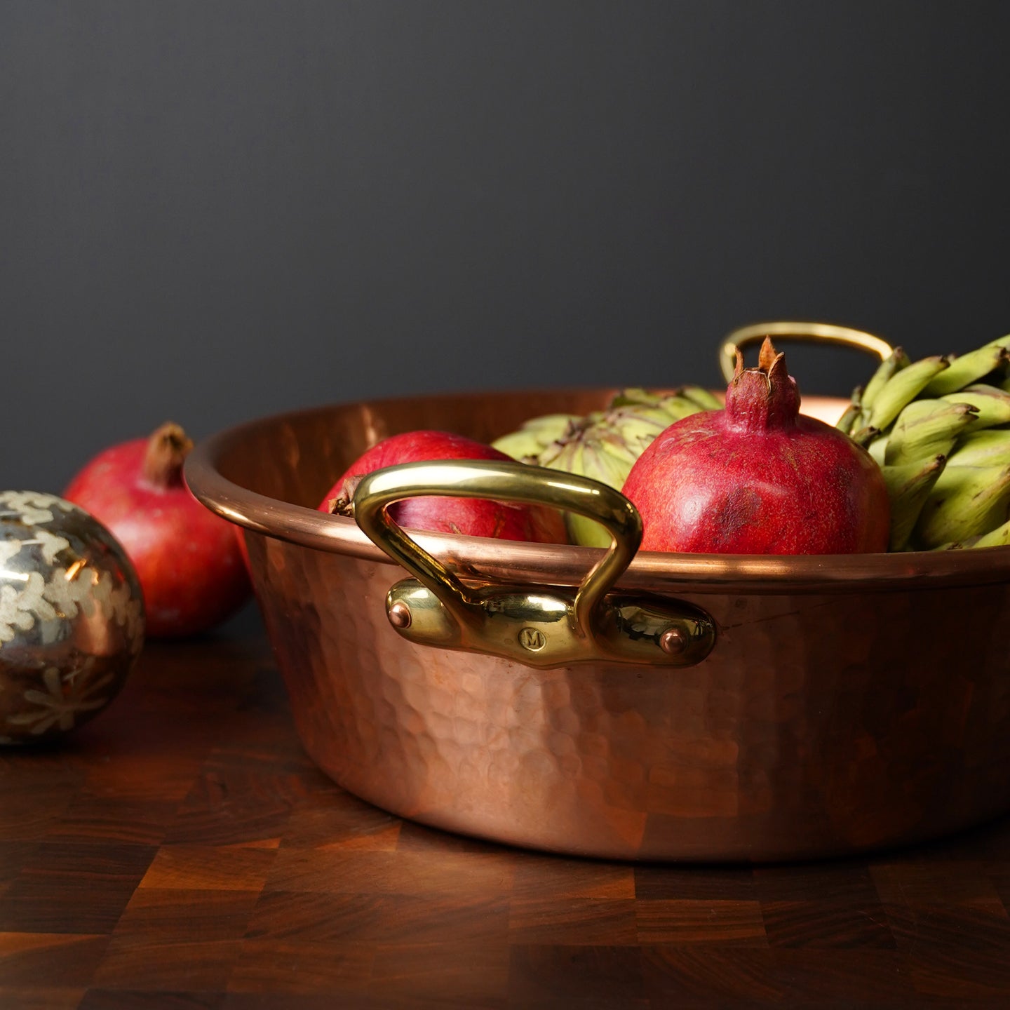 Mauviel M'Passion Hammered Jam Pan / 36cm | Borough Kitchen