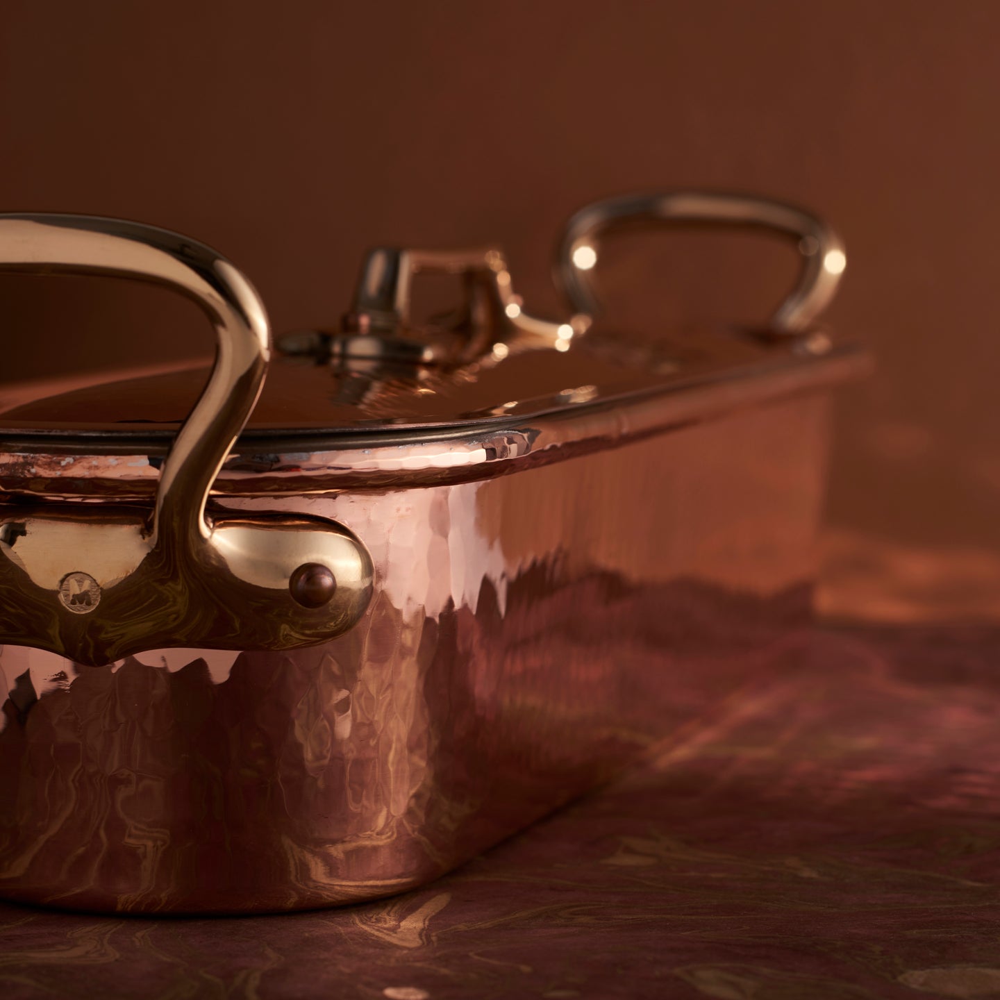 Mauviel M'Tradition Hammered Copper Fish Kettle | Borough Kitchen