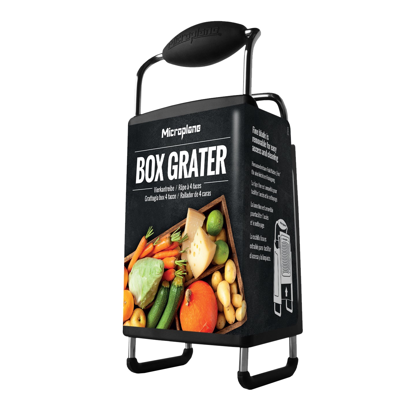 Microplane 4-Sided Box Grater | Borough Kitchen