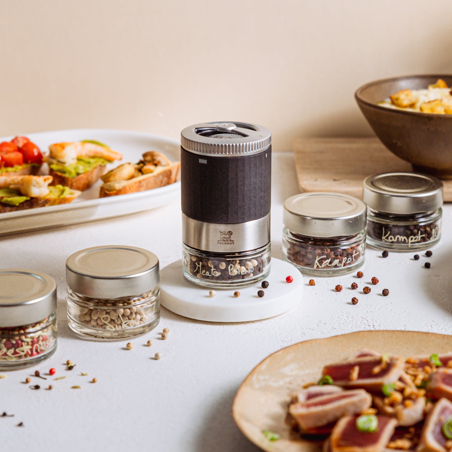 Peugeot Maestro Refill Jars / Set of 3 | Borough Kitchen