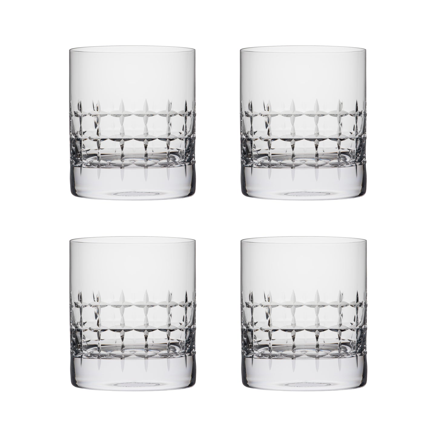 Rona Whisky Glass Set of 4 / Brilliant | Borough Kitchen