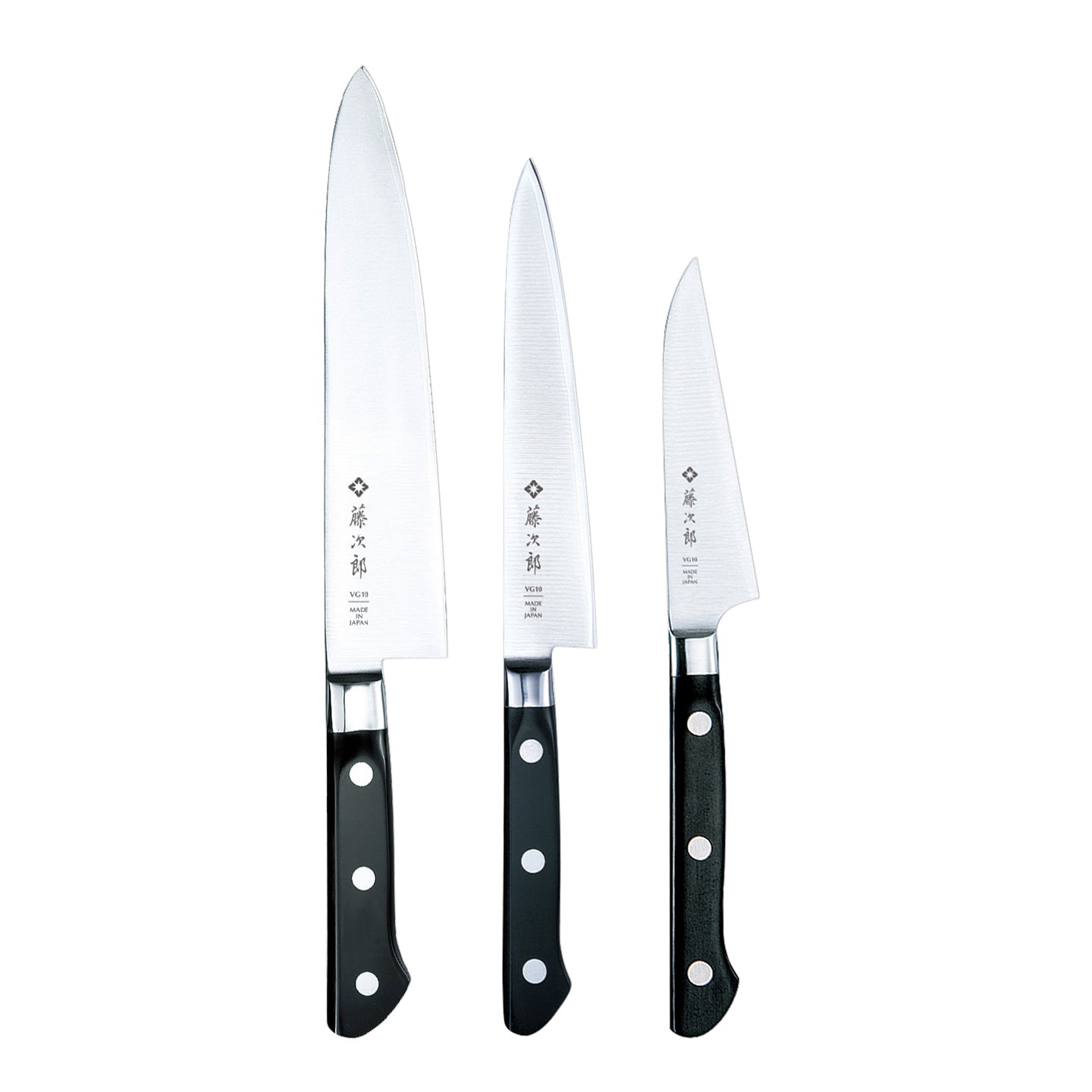 Tojiro Classic 3 Piece Knife Set | Borough Kitchen