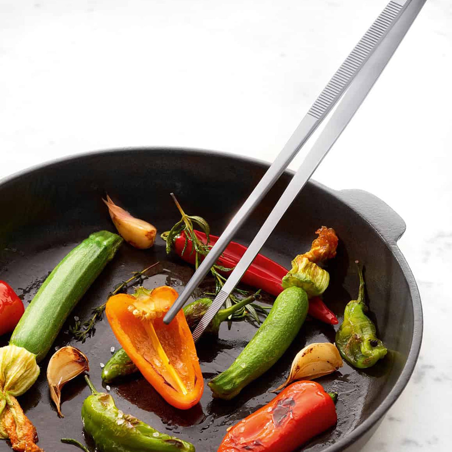 Triangle Plating Tweezers / 30cm | Borough Kitchen