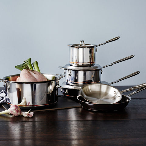 All Clad Copper Core 6 piece Cookware Set | Borough Kitchen