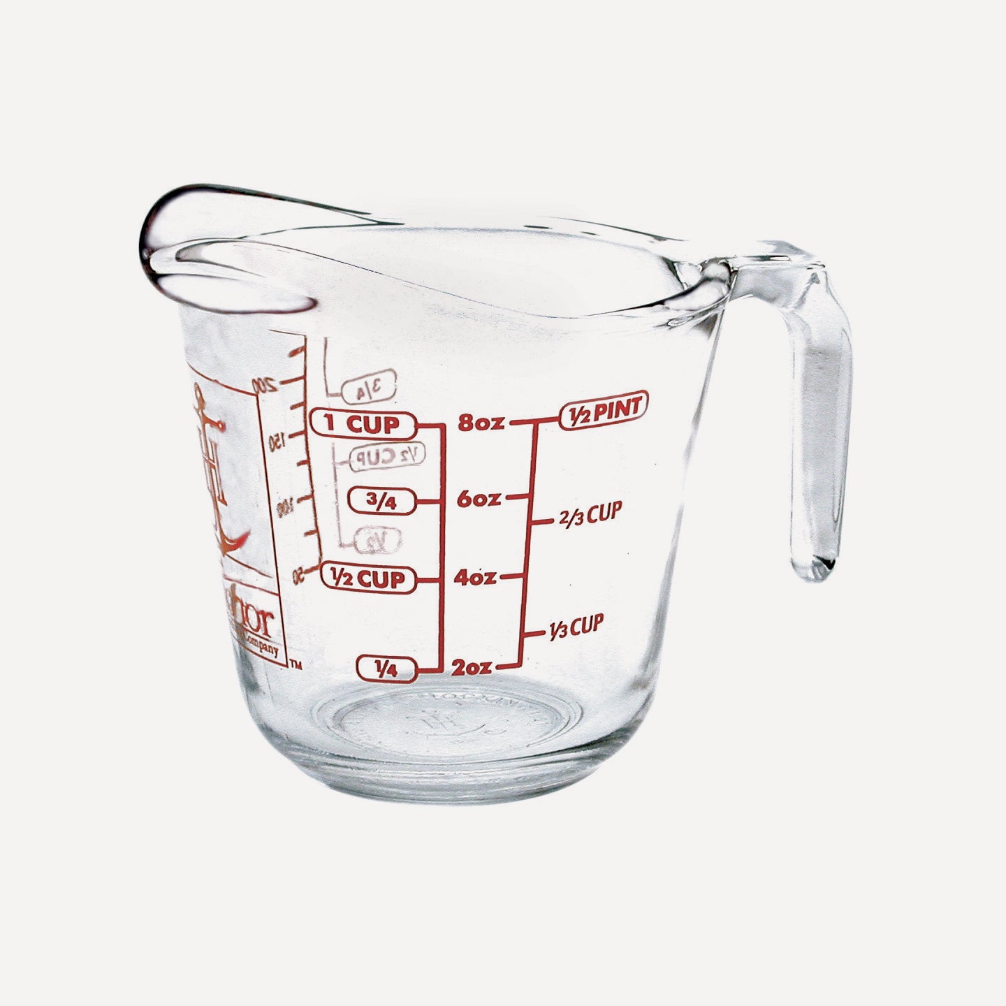 Anchor Hocking Glass Measuring Jug with Handle | Borough Kitchen