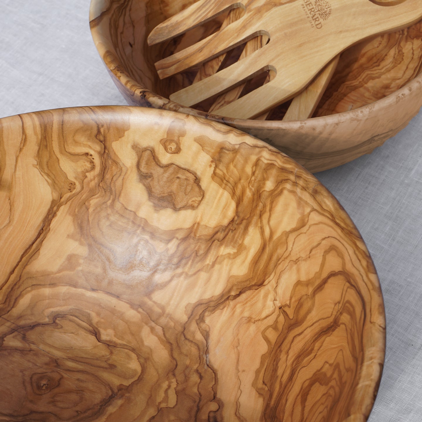 Berard Olivewood Salad Bowl | Borough Kitchen