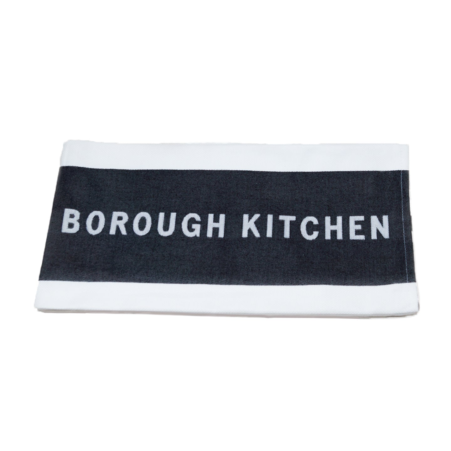 Borough Kitchen French Jacquard Tea Towel / Black | Borough Kitchen