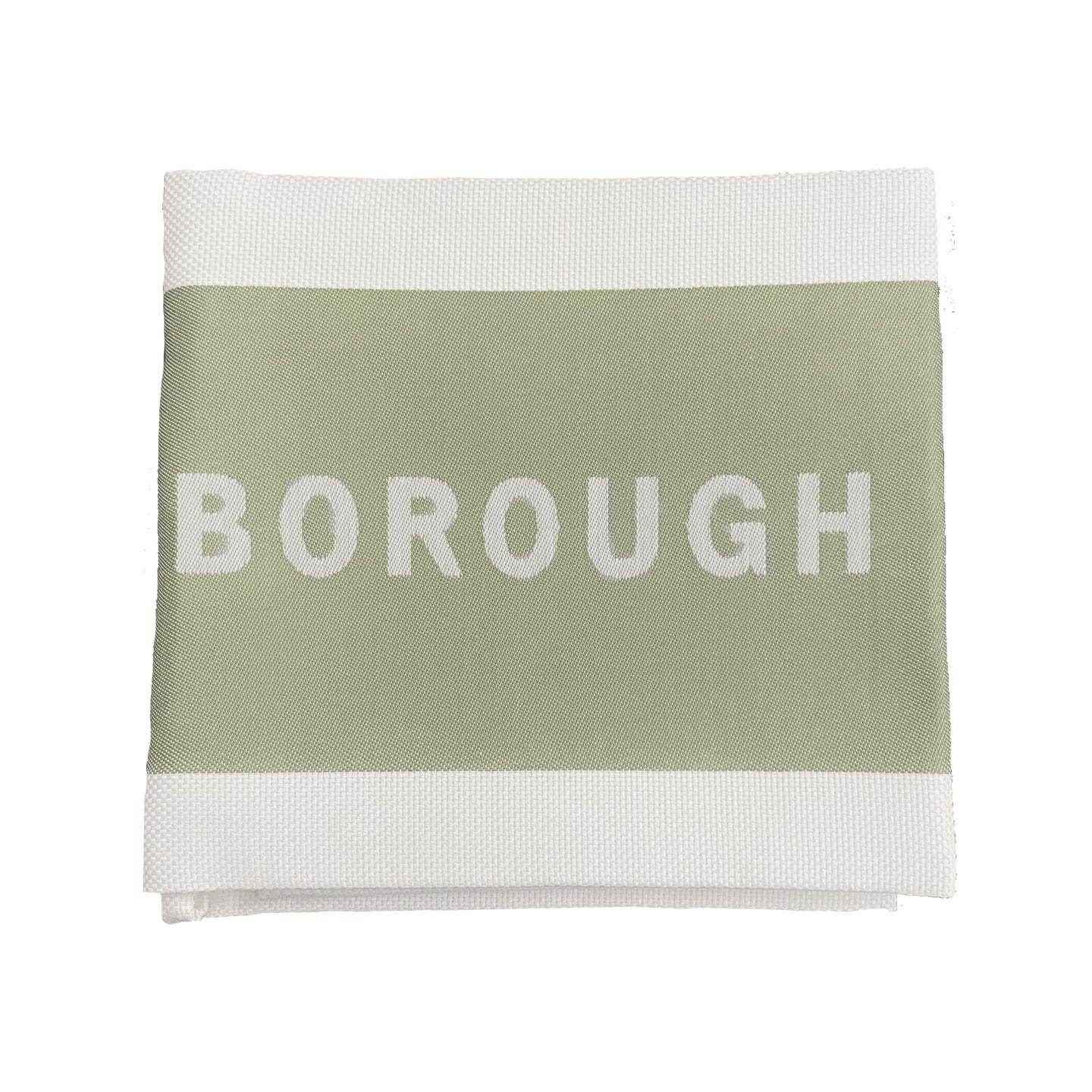 Borough Kitchen French Jacquard Tea Towel / Sage | Borough Kitchen