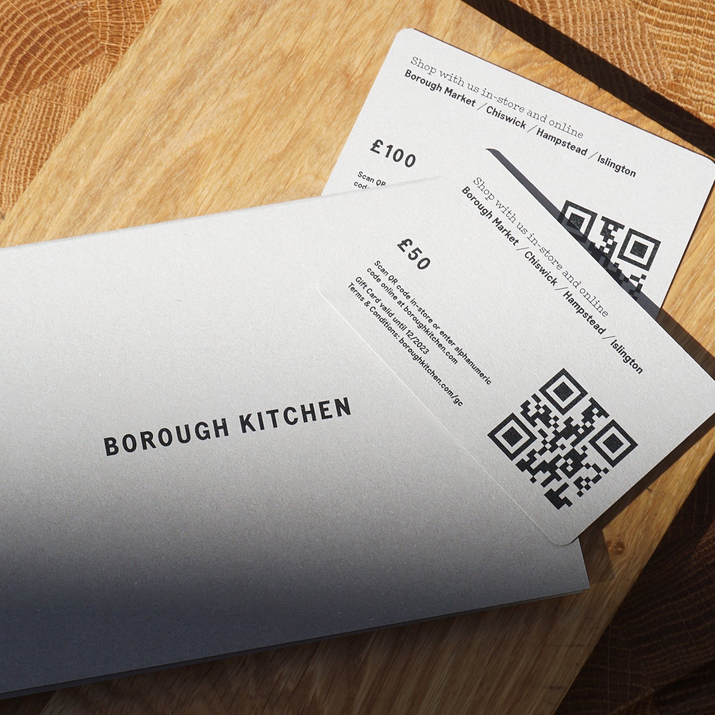 Borough Kitchen Paper Gift Card | Borough Kitchen