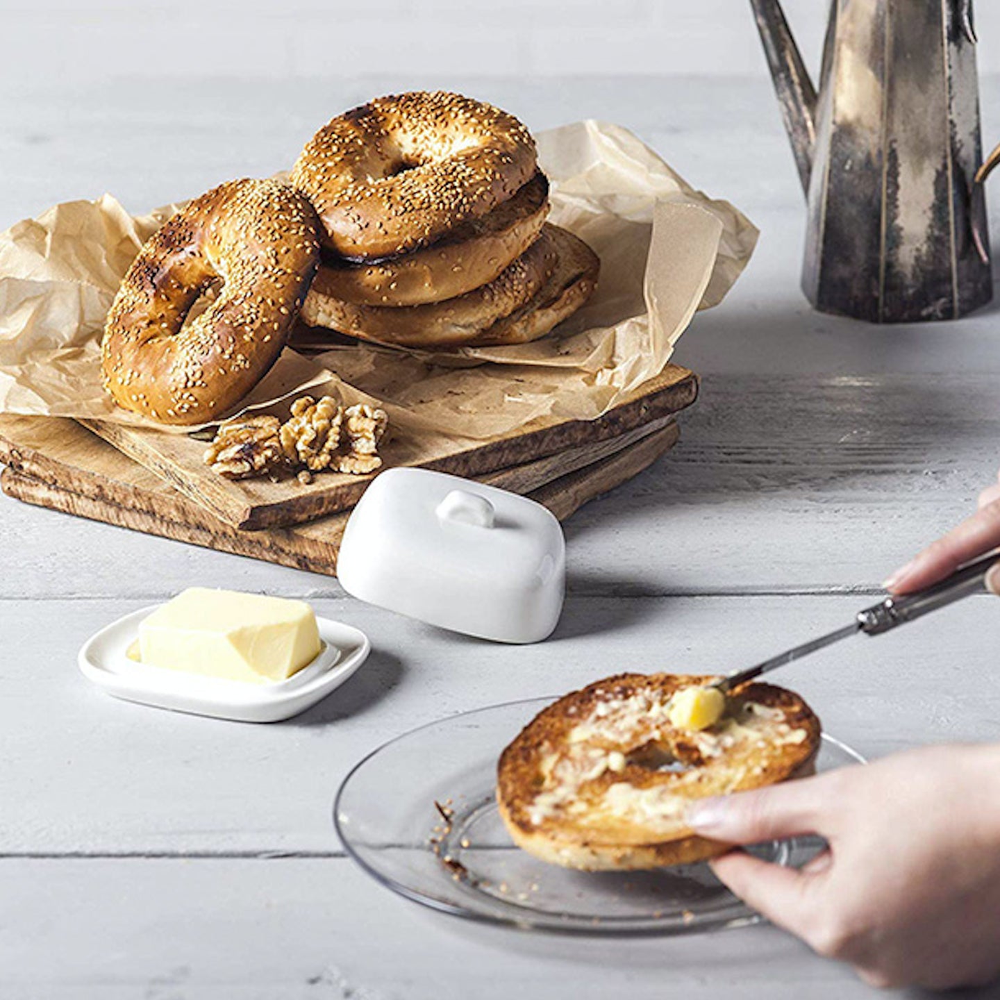 Porcelain Butter Dish | Borough Kitchen