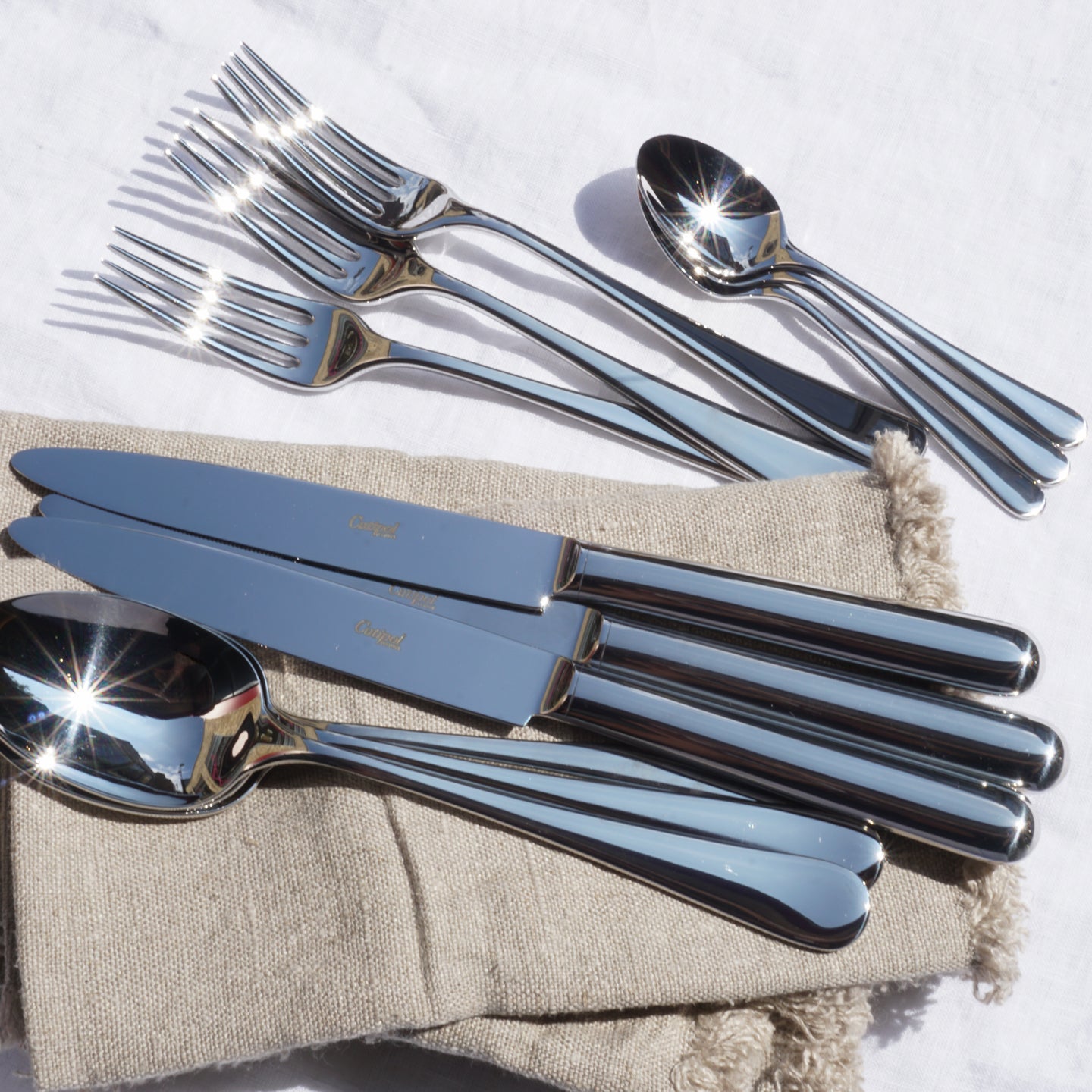 Cutipol Atlantico 75 Piece Cutlery Set / Polished | Borough Kitchen