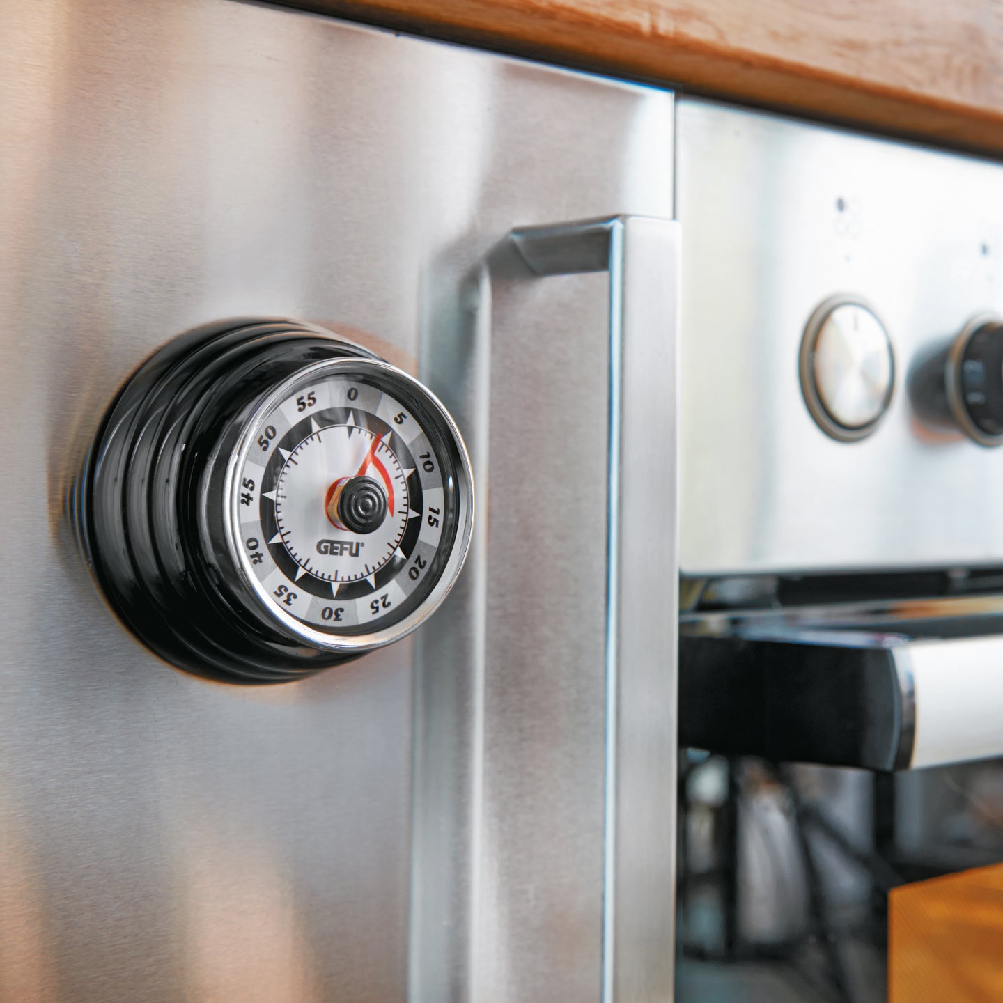Gefu Retro Timer / Black | Borough Kitchen