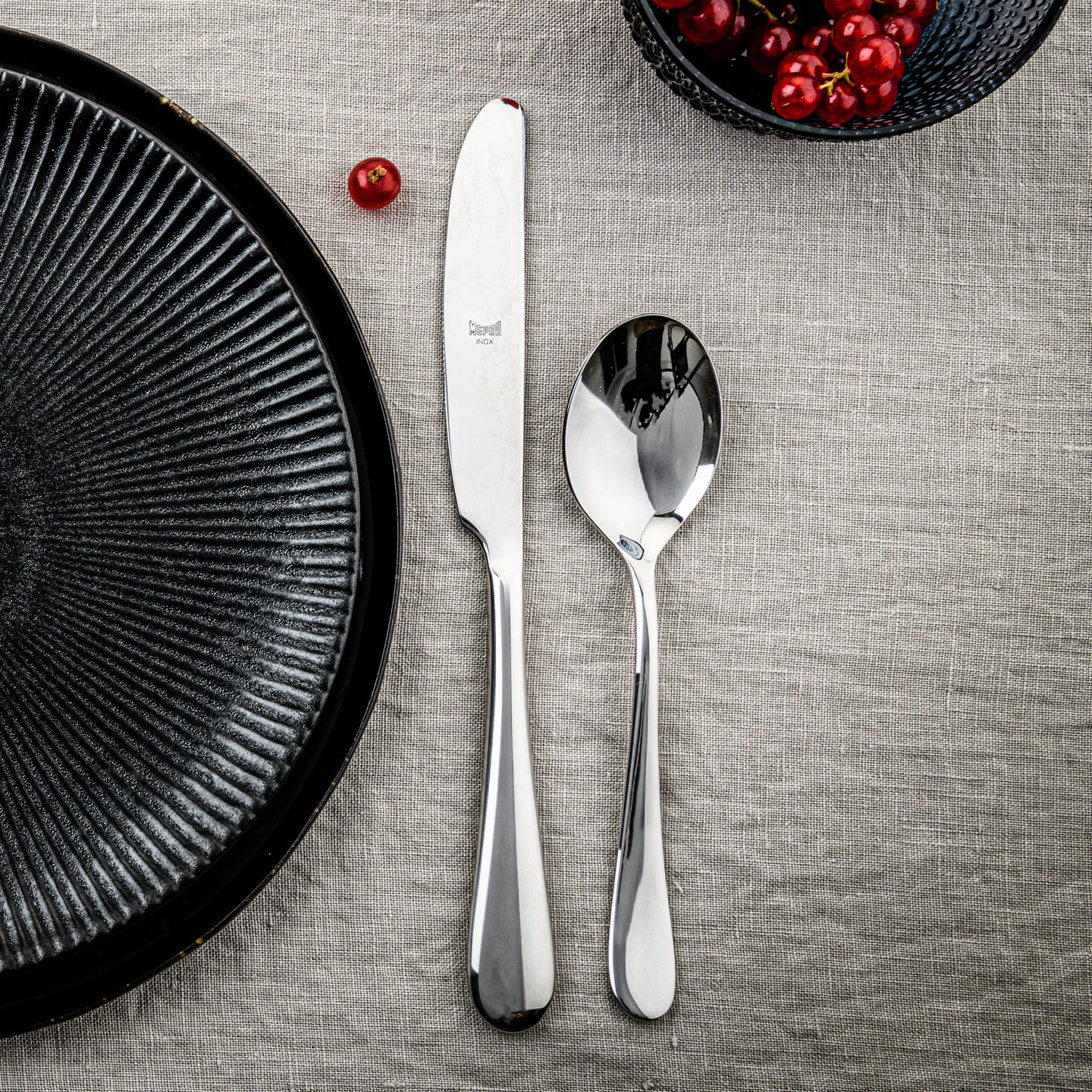 Mepra Natura Cutlery Set / Polished / 24 Piece | Borough Kitchen