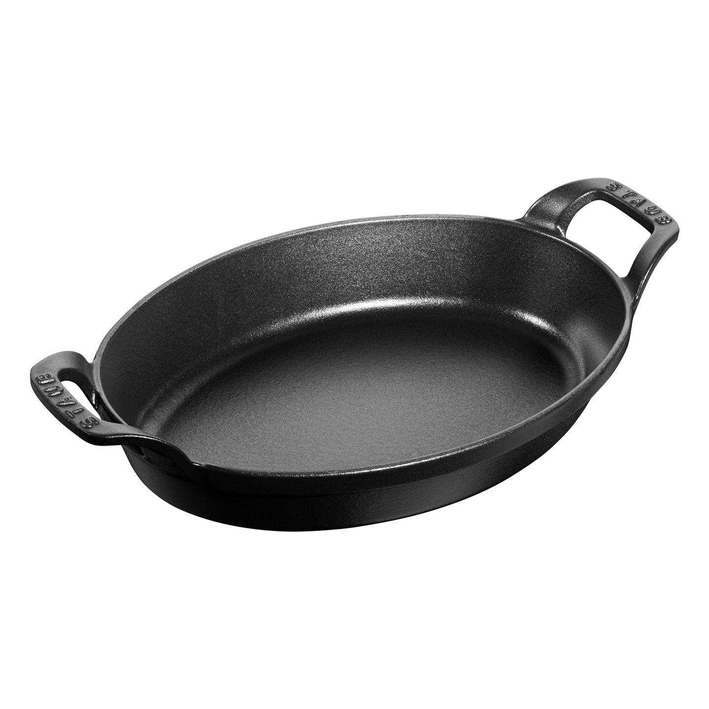 Staub Roasting Dish Oval Black | Borough Kitchen
